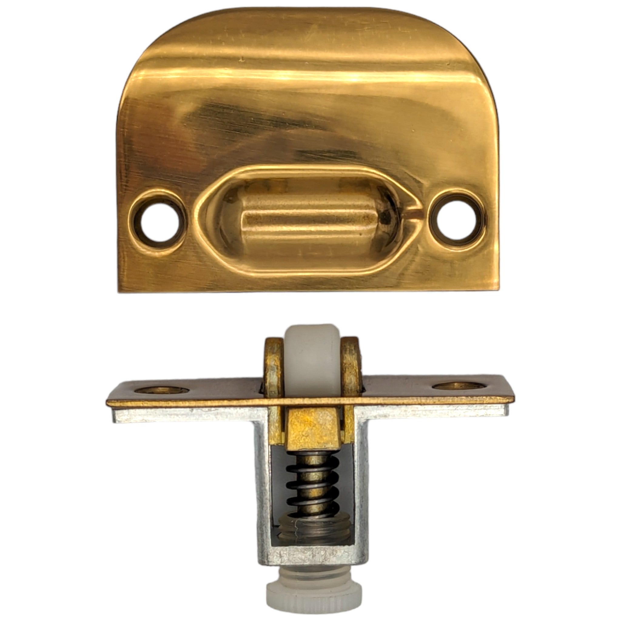 2 1/4 Inch Solid Brass Roller Door Catch (Several Finishes Available) – LookInTheAttic