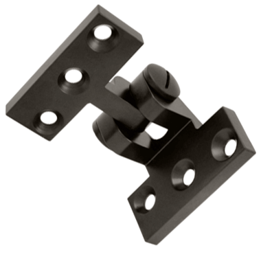 2 1/2 x 3 3/4 Inch Solid Brass Intermediate Pivot Hinge (Oil Rubbed Br ...